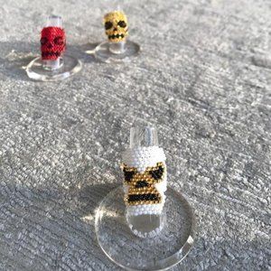 Costume Baldor | Jewelry | Luche Libre Fighter Masked Beaded Mexican ...